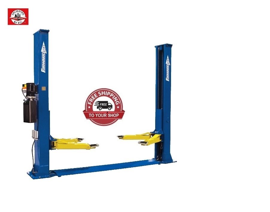 AE Technologies Inc - Forward Base Plate 9000 Two Post Lift with four 2 ...